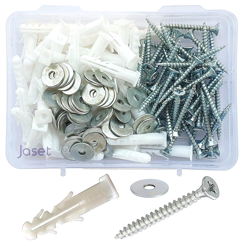 Wall Plugs/Gitti, ChipBoard Screws and Washers - 150pcs – SAHMBI ...